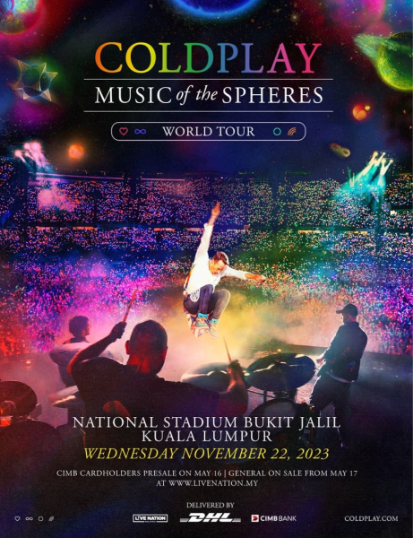 COLDPLAY - Music Of The Spheres - Official Portal Perbadanan Stadium Malaysia