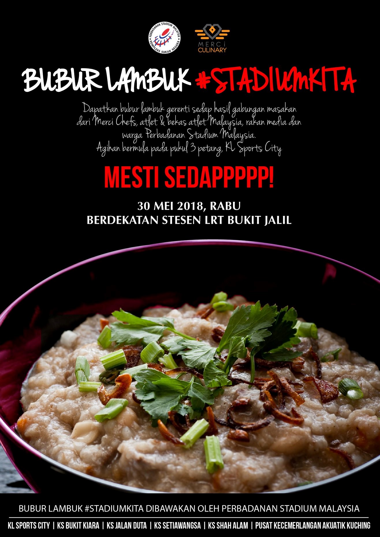 Program Memasak Bubur Lambuk Perbadanan Stadium Malaysia di KL Sports ...